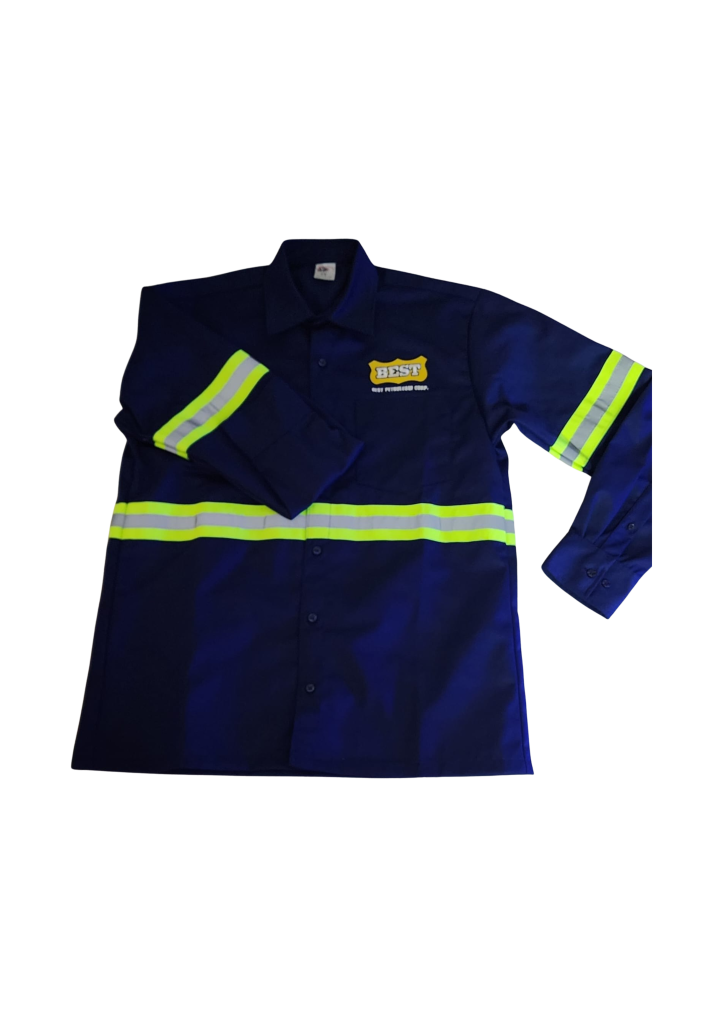 Camisa con reflectivo manga larga – T-shirt Depot